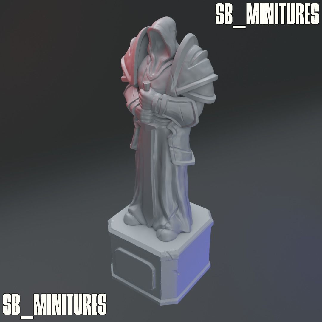 Dark Statue free 3D model 3D printable | CGTrader