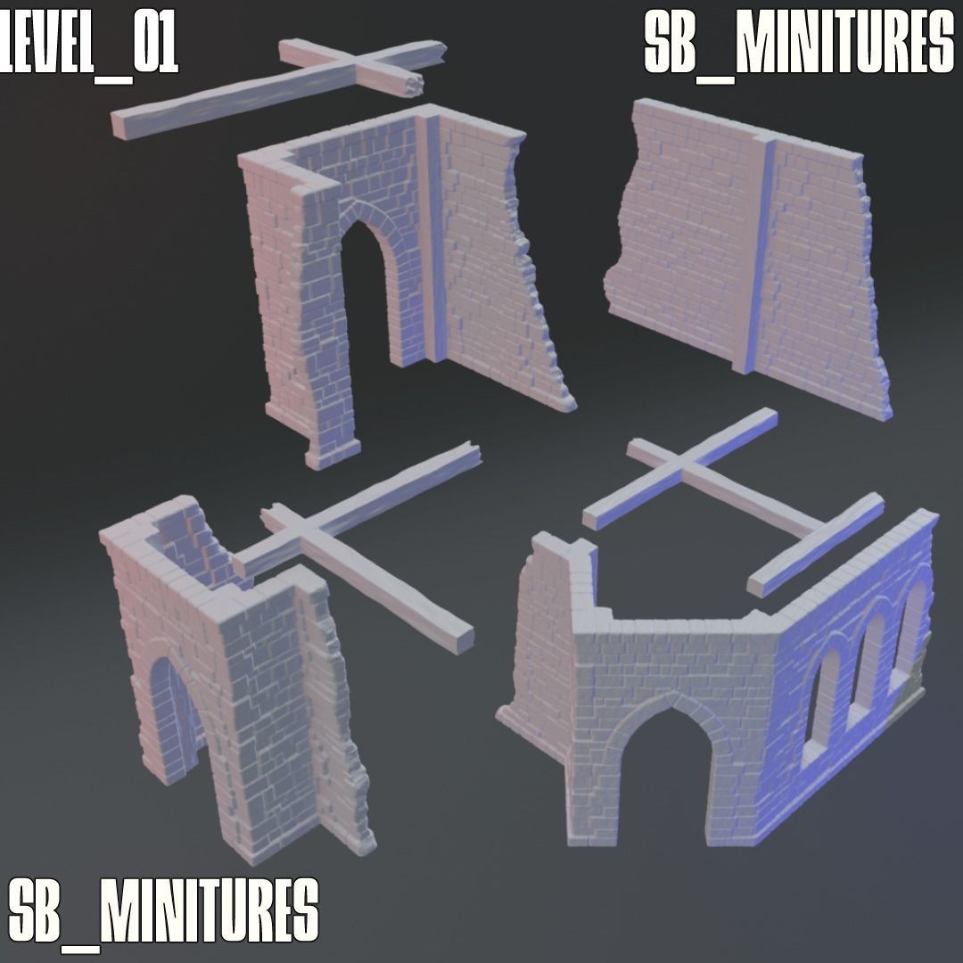 Undead Burg Building 3D model 3D printable | CGTrader