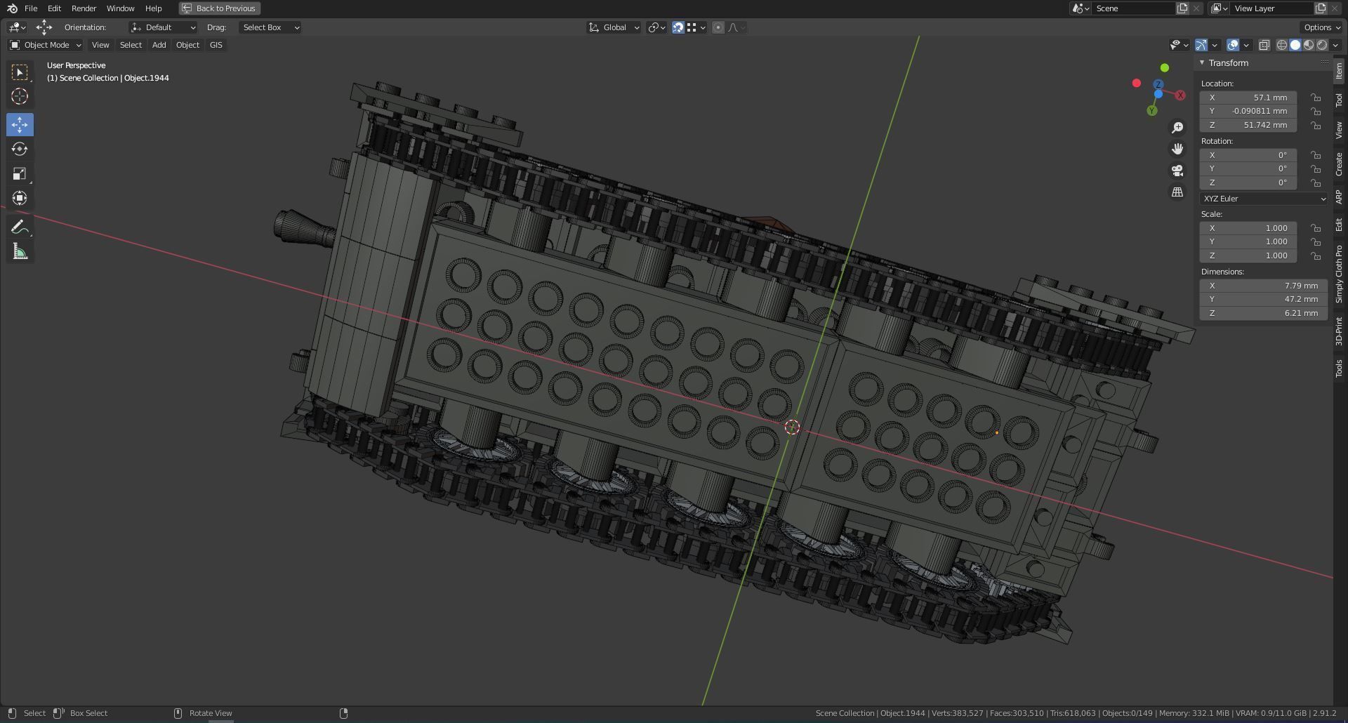 LEGO Cromwell Tank 3D model | CGTrader