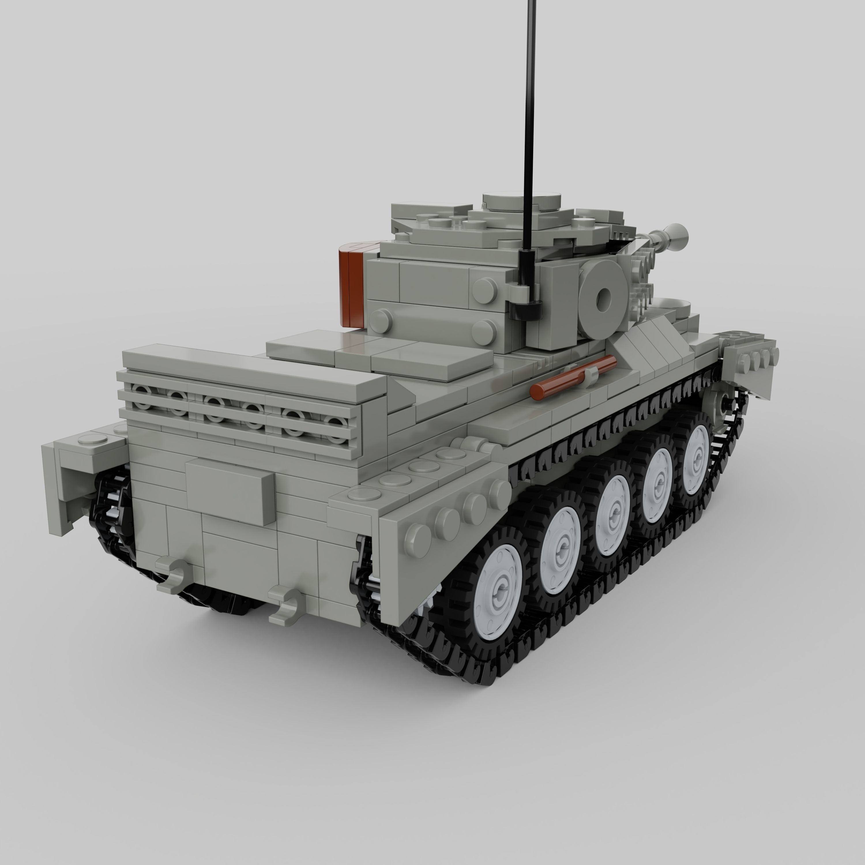 LEGO Cromwell Tank 3D model | CGTrader