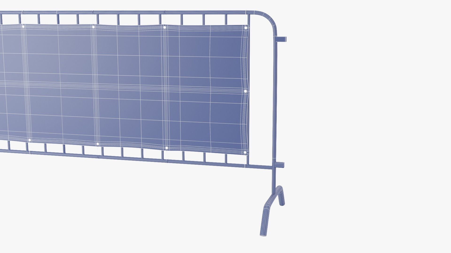 Crowd Control Stand 3D model | CGTrader