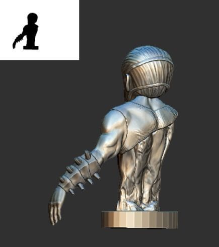anime steel arm boy 3D model 3D printable | CGTrader