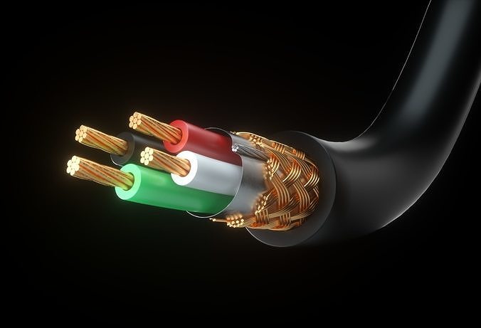 Usb Cable Core 3D model | CGTrader