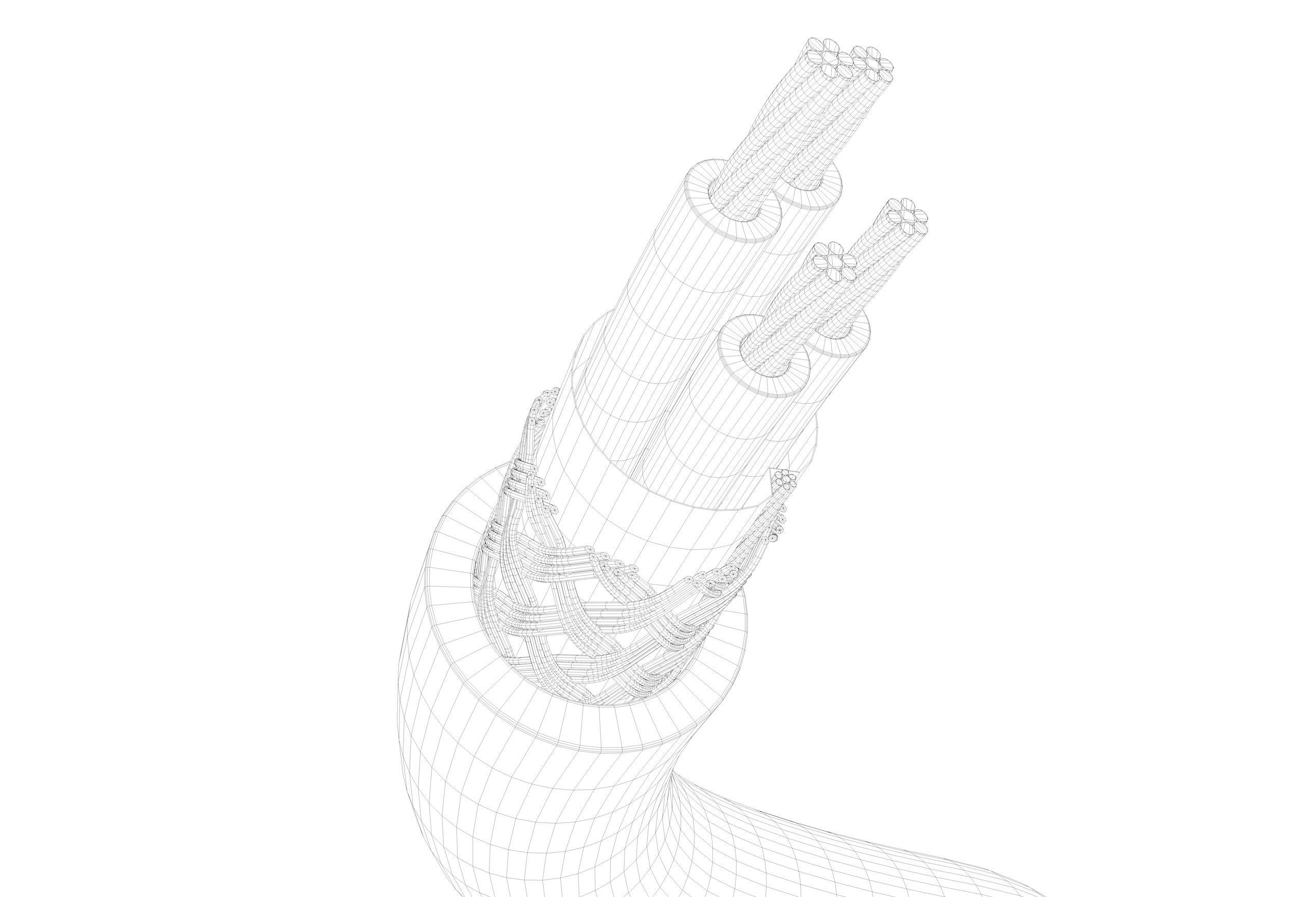 Usb Cable Core 3D model | CGTrader