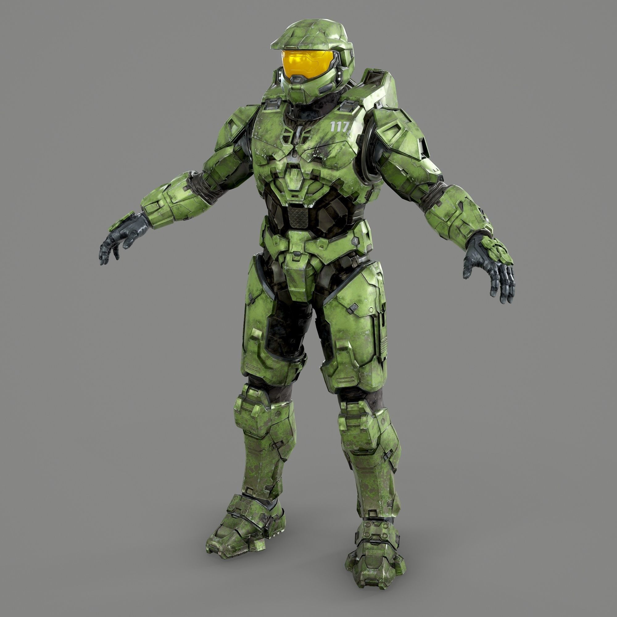 Halo Infinite Master Chief Full Body Armor STL Files 3D model 3D ...