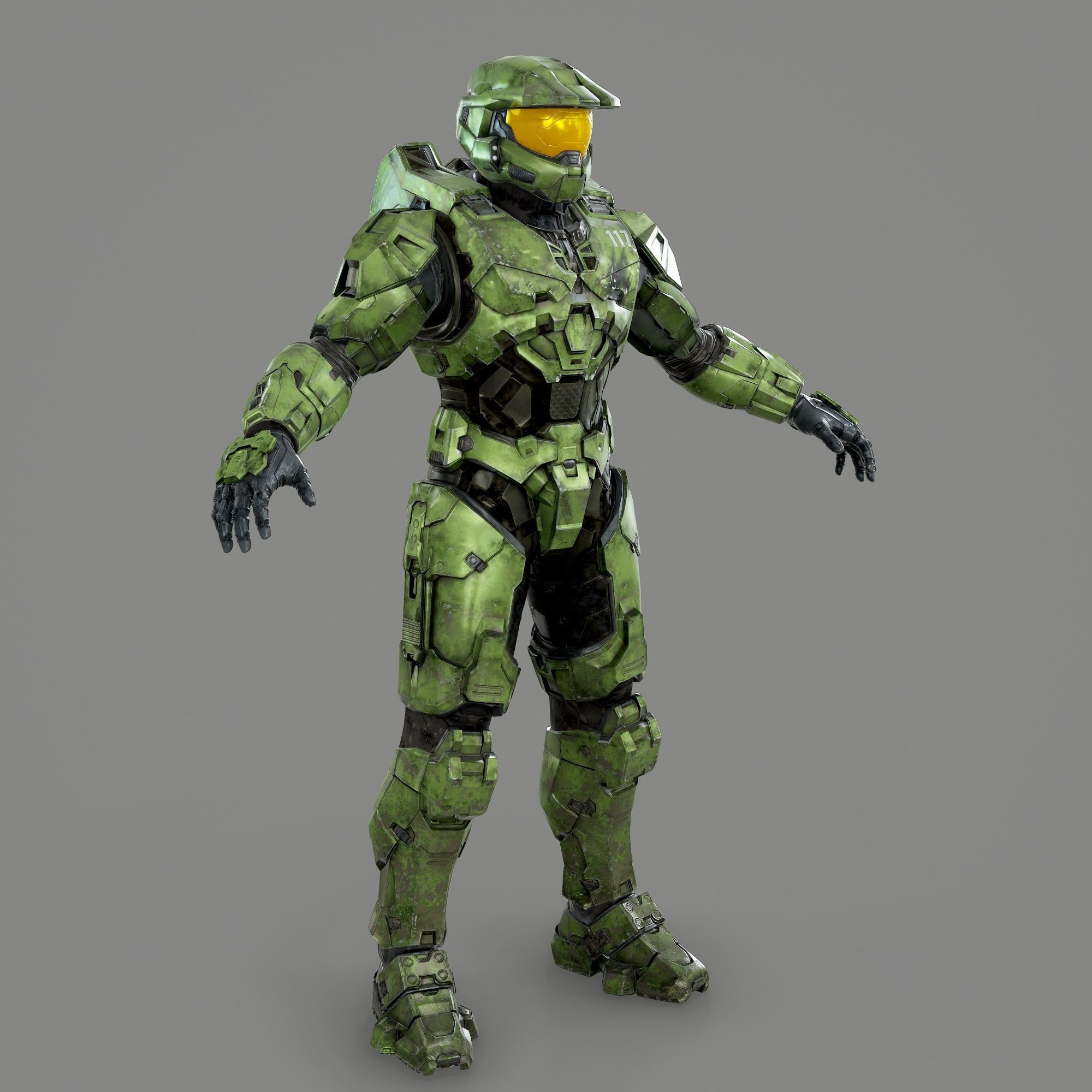 Halo Infinite Master Chief Full Body Armor STL Files 3D model 3D ...