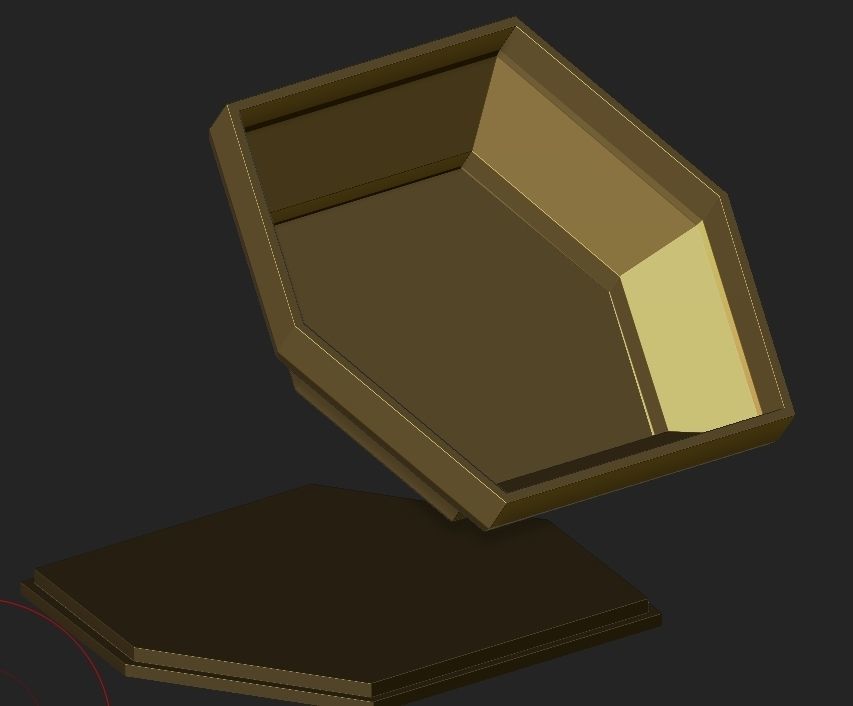 hexagonal base for figurine free 3D model 3D printable | CGTrader
