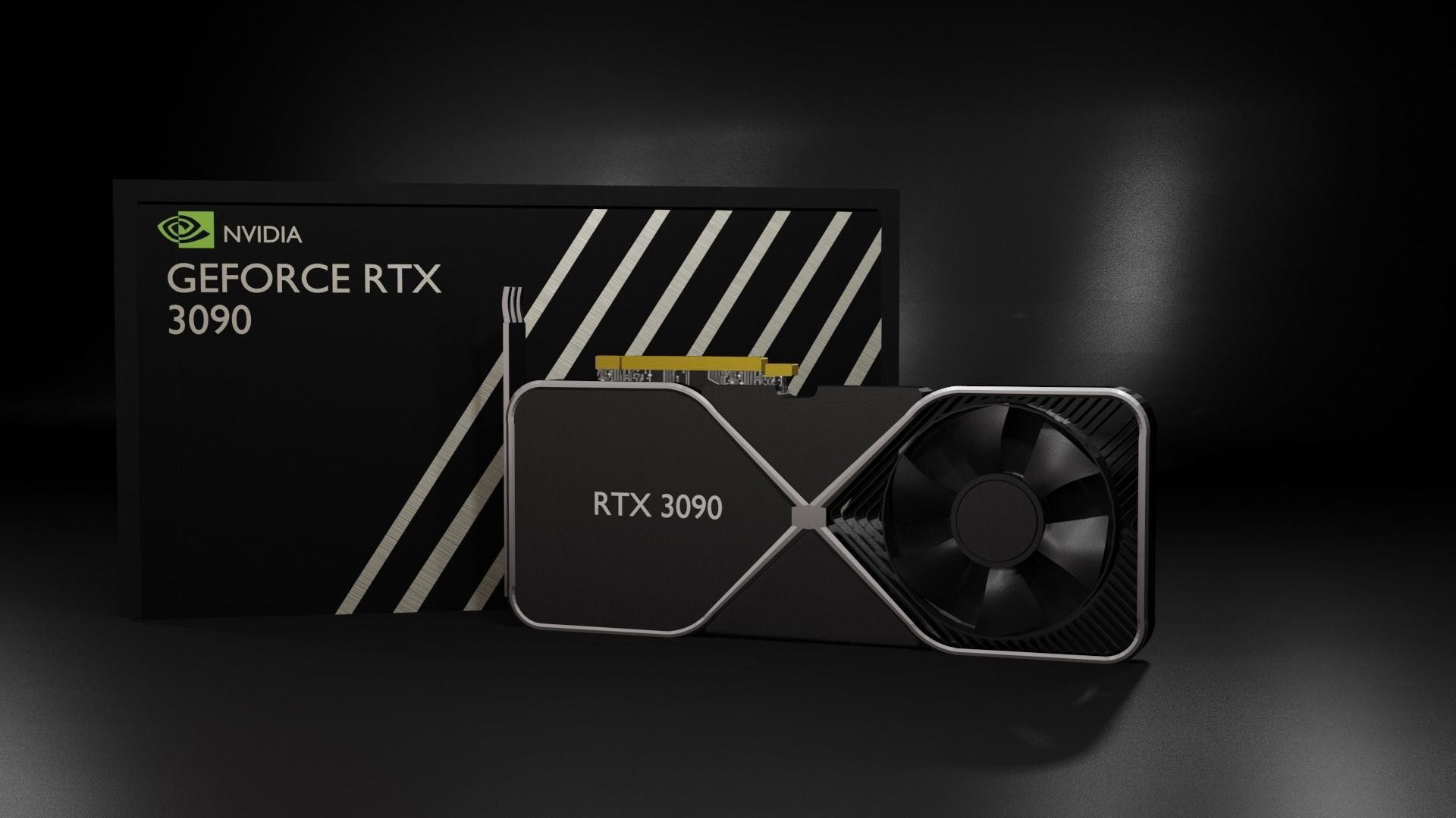 Nvidia RTX 3090 Graphic Card free 3D model | CGTrader