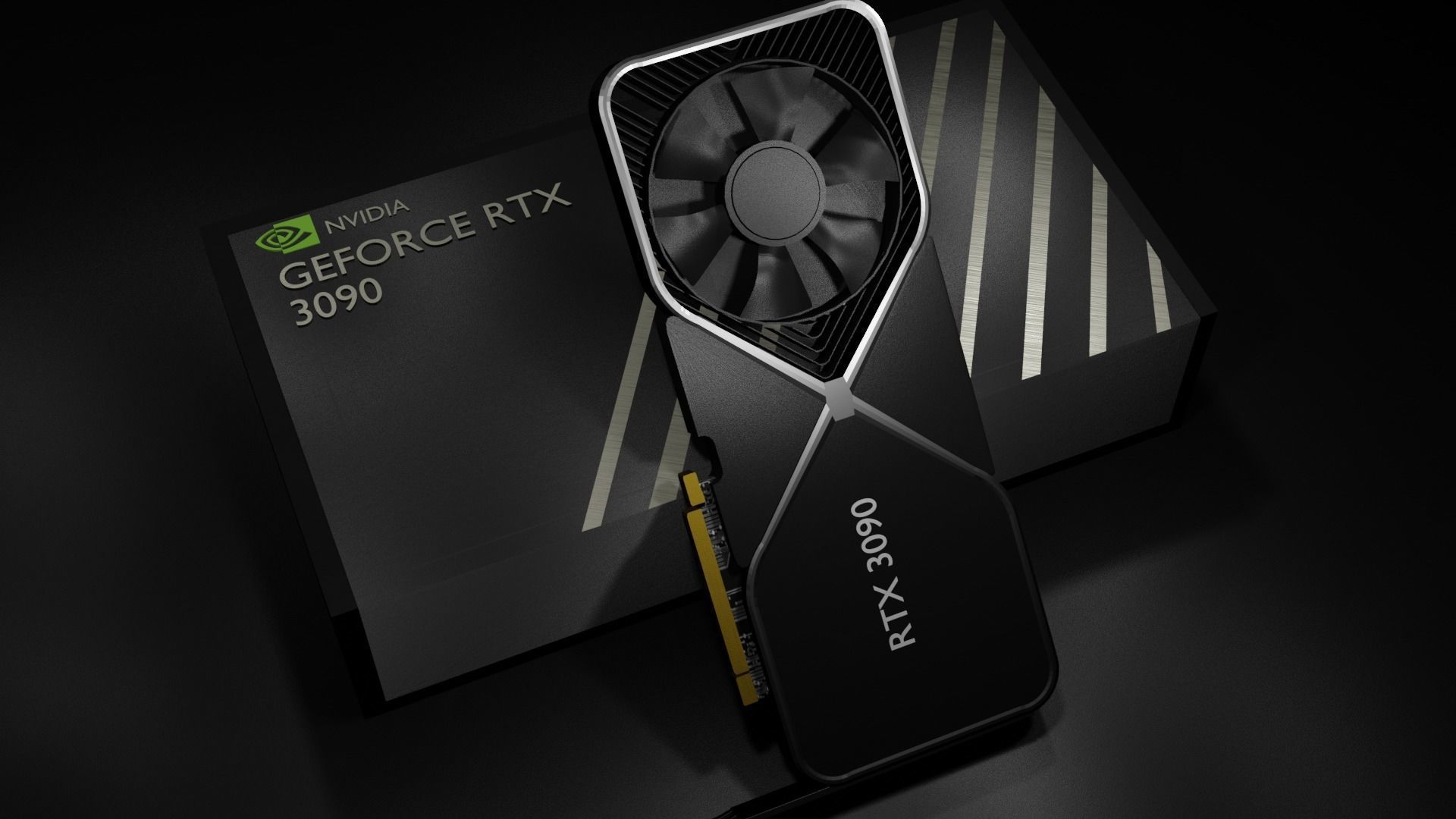 Nvidia RTX 3090 Graphic Card free 3D model | CGTrader