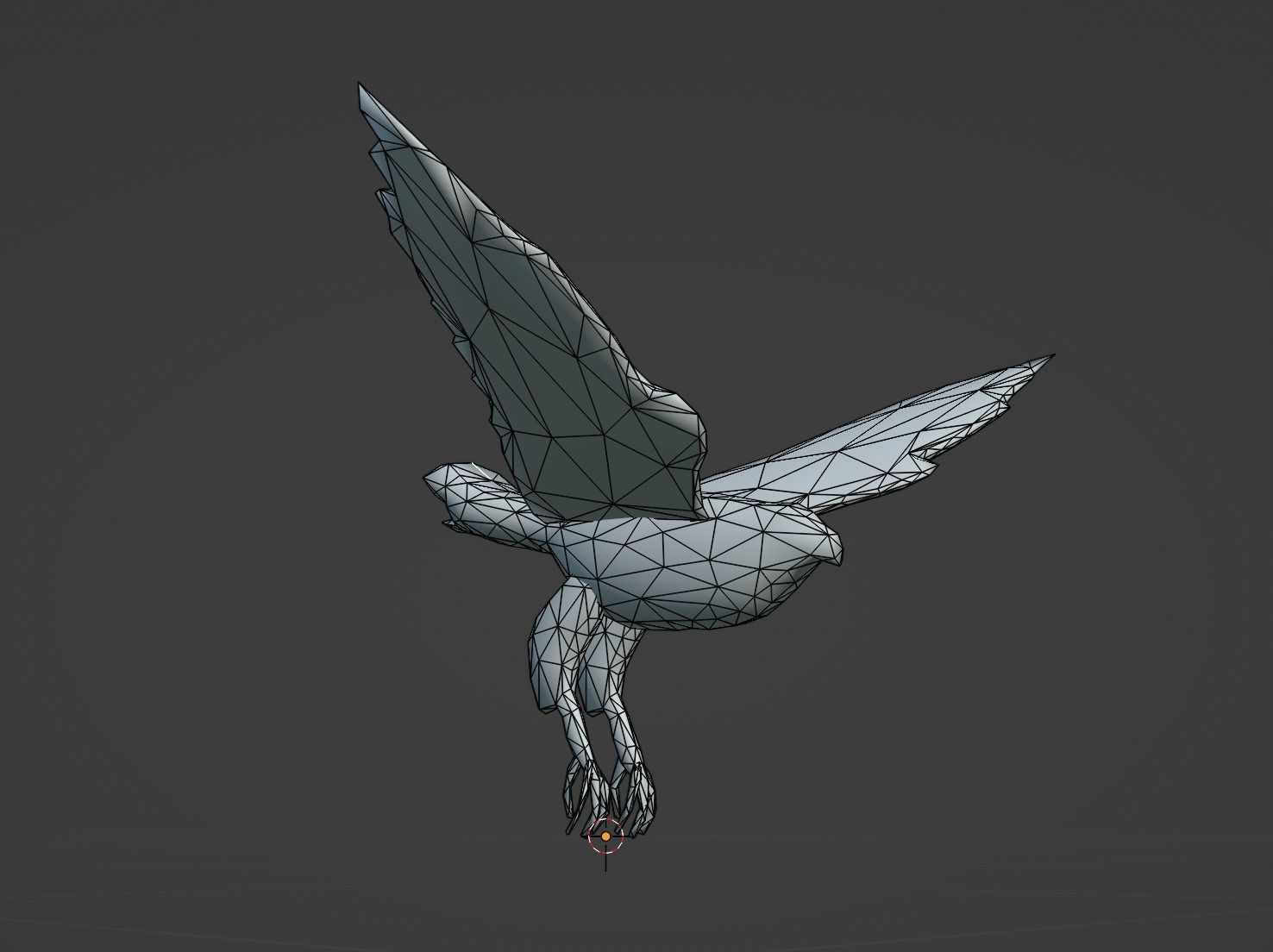 3D model Low Poly Falcon Rigged With Realistic Texture VR / AR / low ...