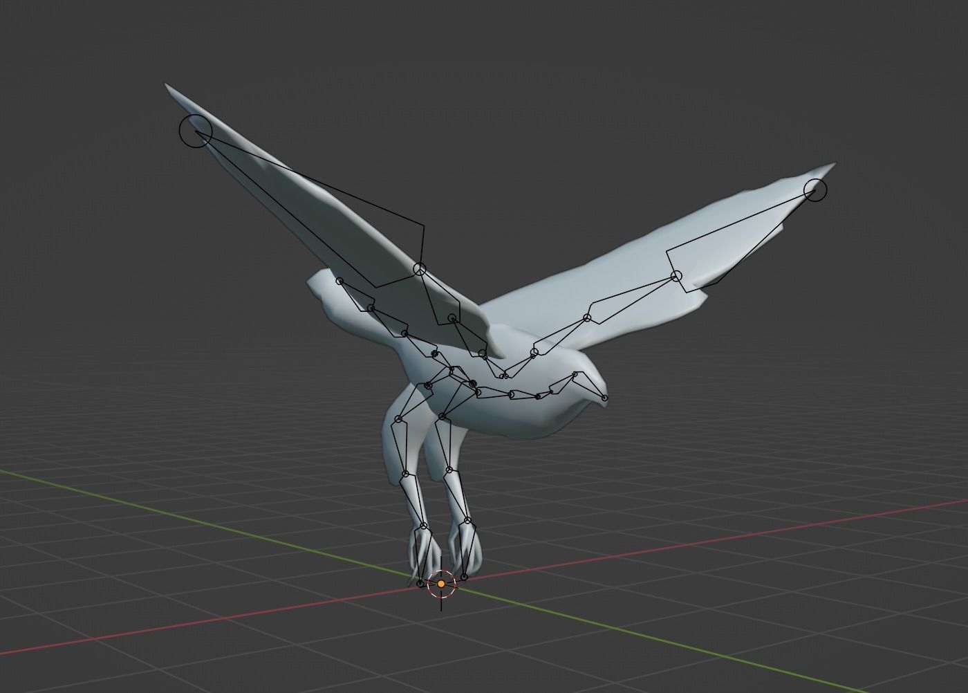 3D model Low Poly Falcon Rigged With Realistic Texture VR / AR / low ...