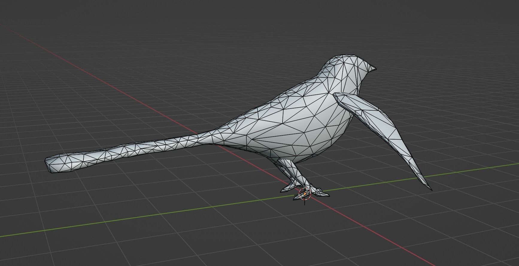 3D model Low Poly Magpie Rigged With Realistic Texture VR / AR / low ...