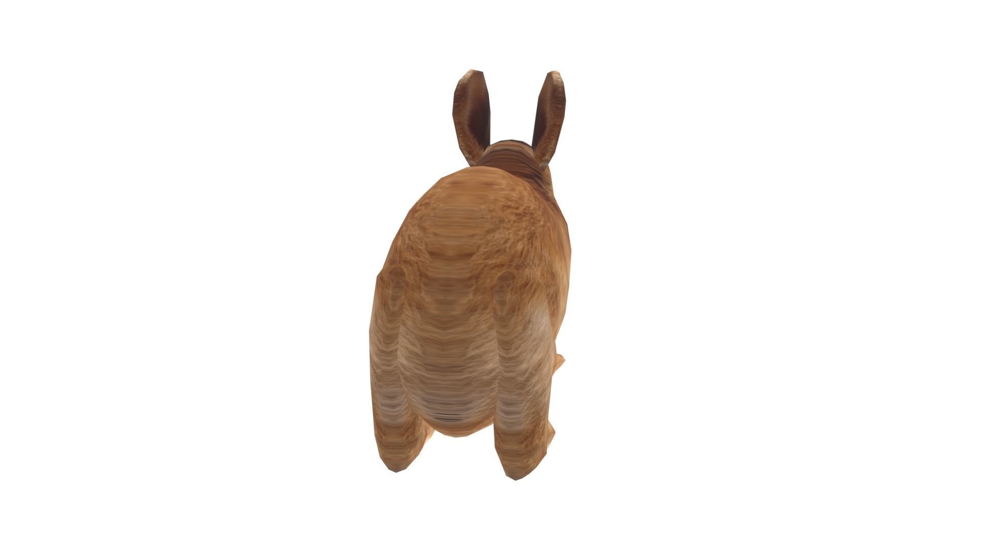 Low Poly Rabbit Rigged With Realistic Texture 3D model rigged | CGTrader