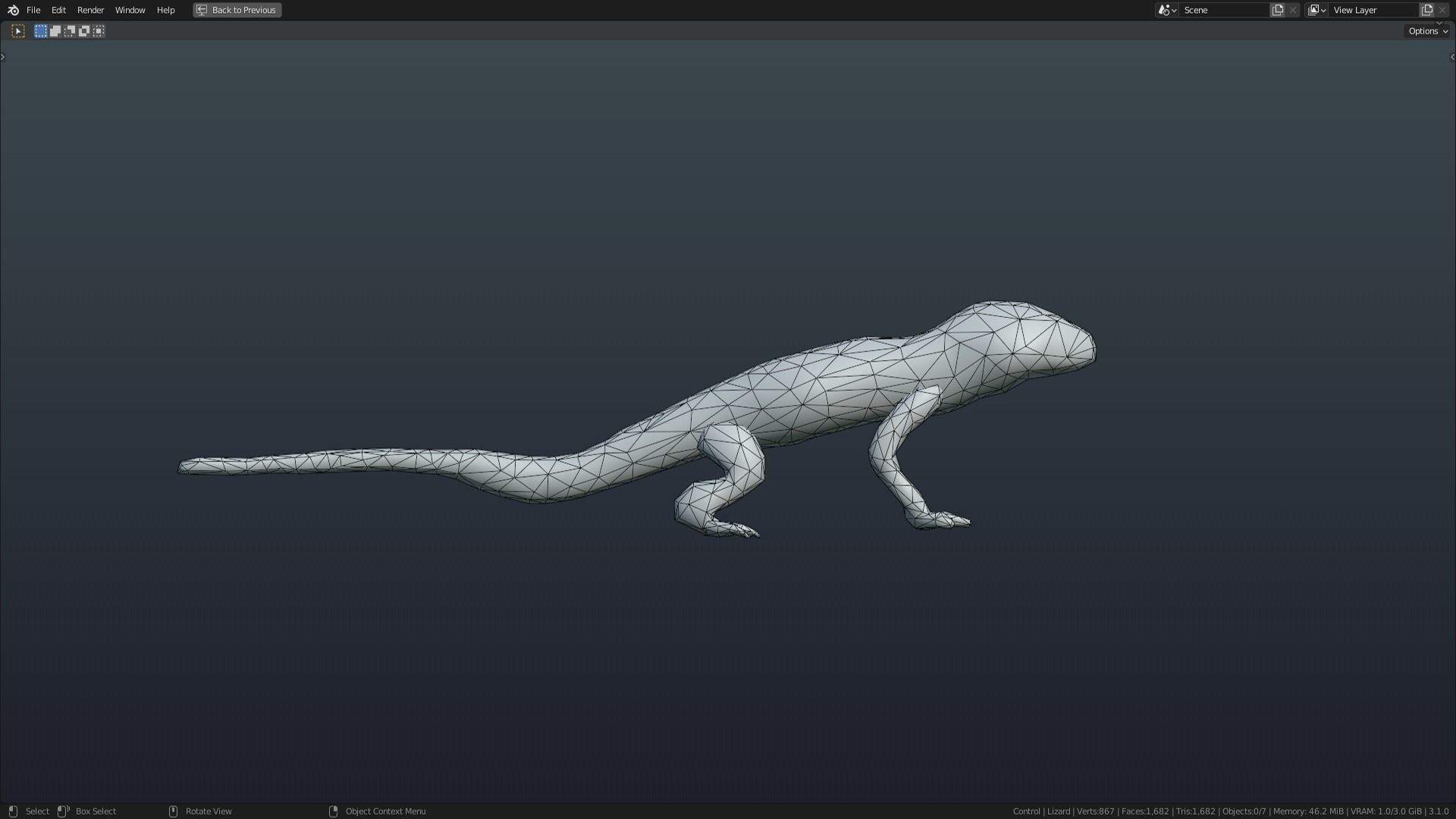 3D model Low Poly Lizard Rigged With Realistic Texture VR / AR / low ...