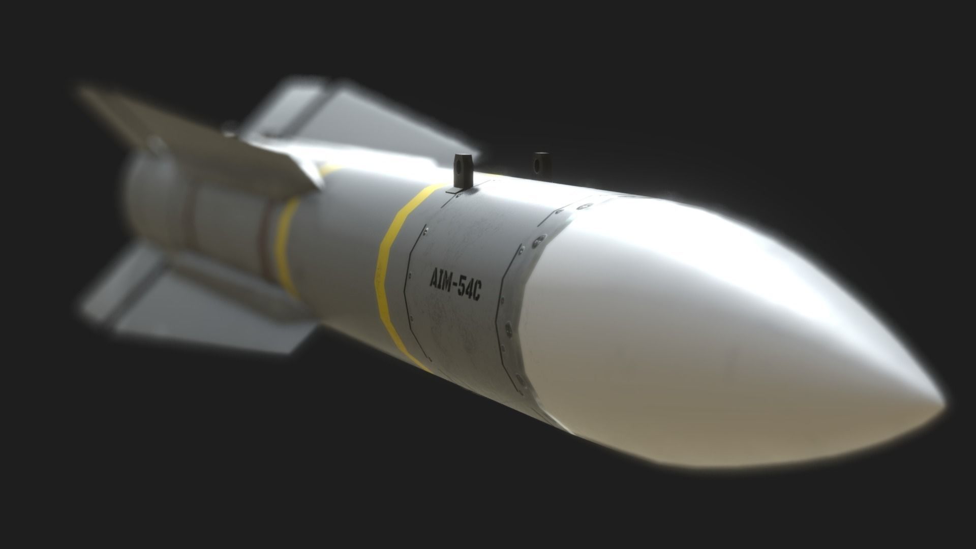 3D model AIM -54C Phoenix American Air to Air BVR Missile VR / AR / low ...