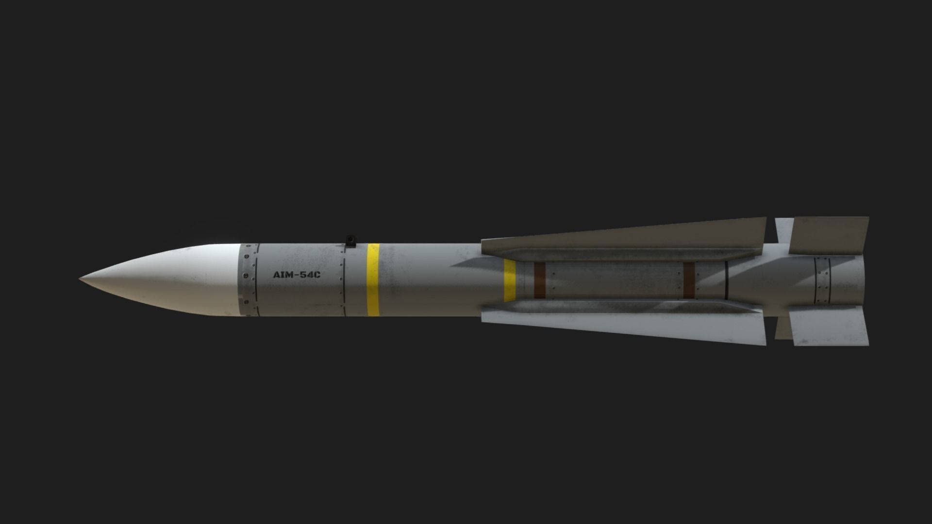 3D model AIM -54C Phoenix American Air to Air BVR Missile VR / AR / low ...