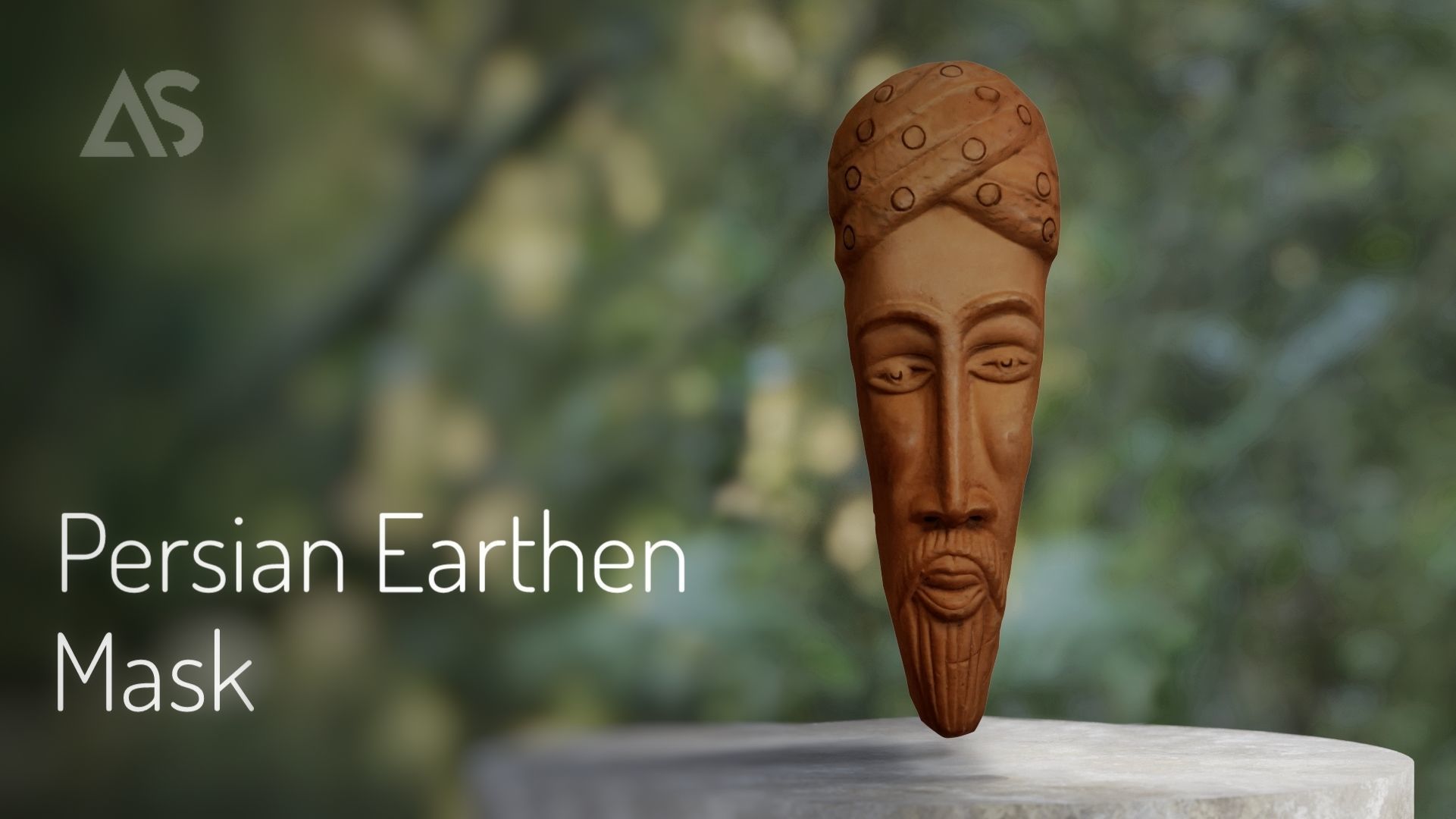 Persian Earthen Mask 3D model | CGTrader