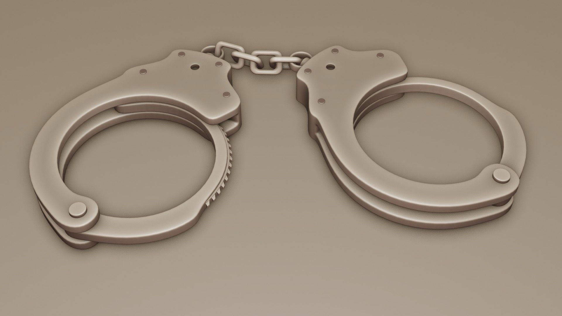 Handcuff handcuffs 3D model | CGTrader