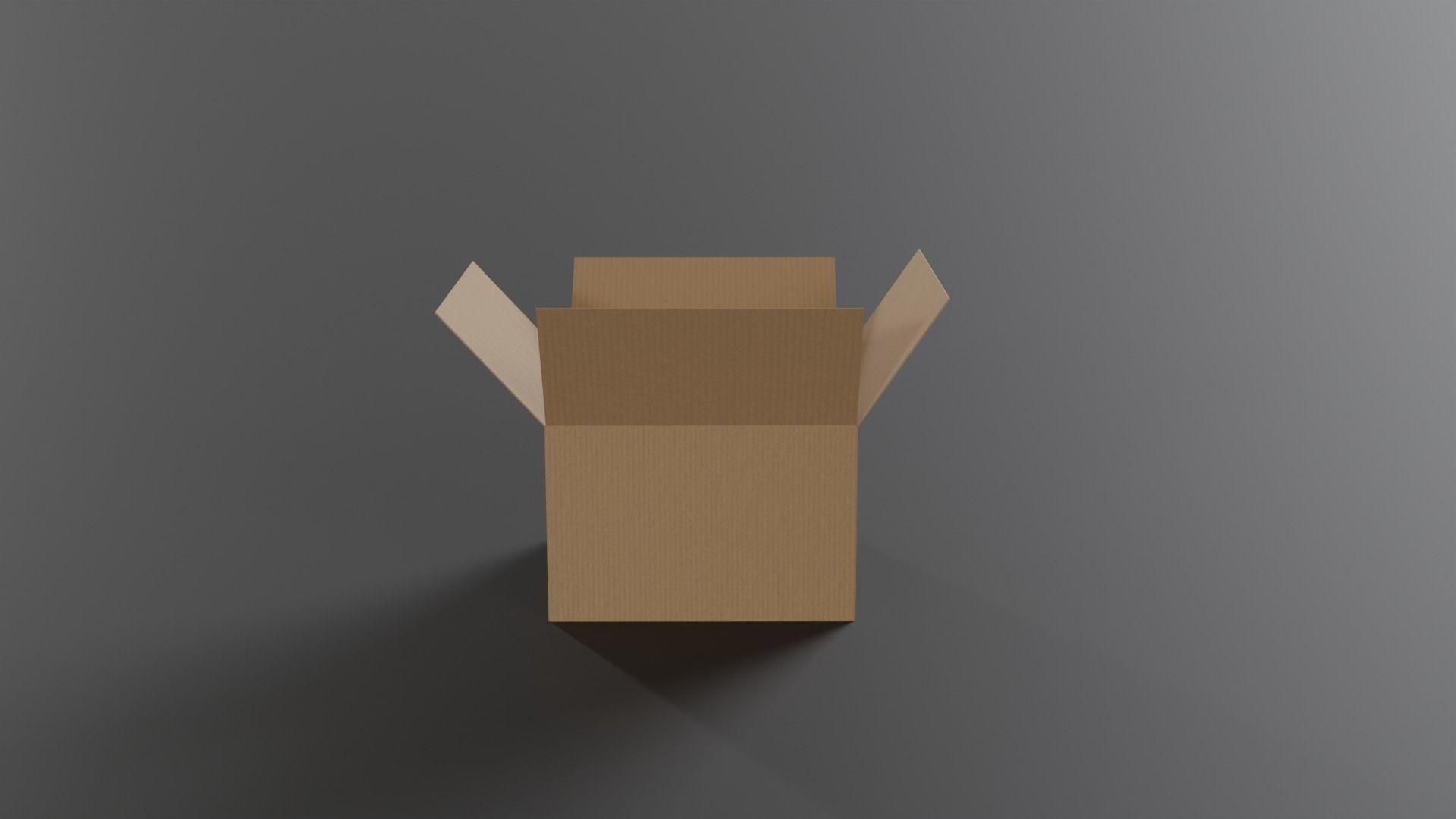 3D model Cardboard box VR / AR / low-poly | CGTrader