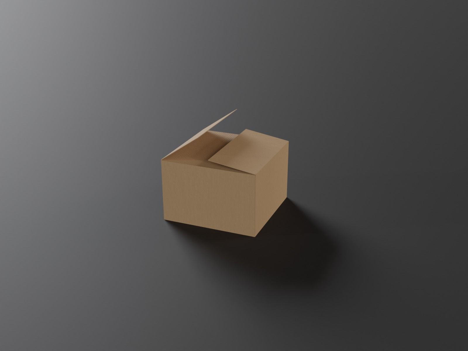 3D model Cardboard box VR / AR / low-poly | CGTrader