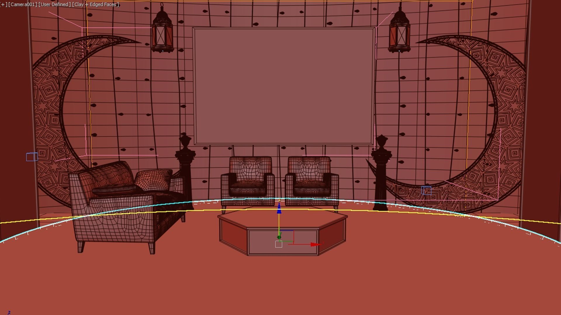 Islamic virtual Set 3D model | CGTrader