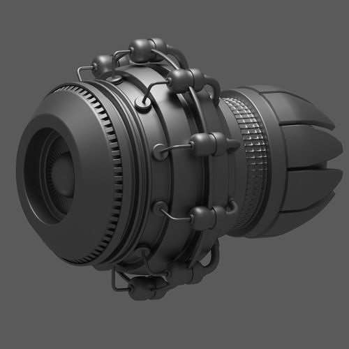 Jet Engine Mini Pack free 3D model | CGTrader