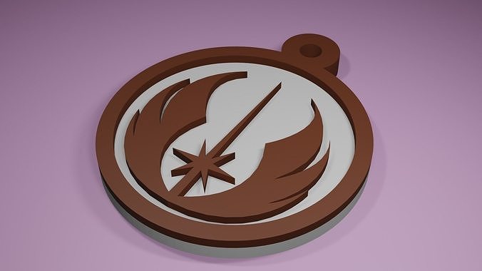 Star Wars Jedi Order keychain 3D model 3D printable | CGTrader