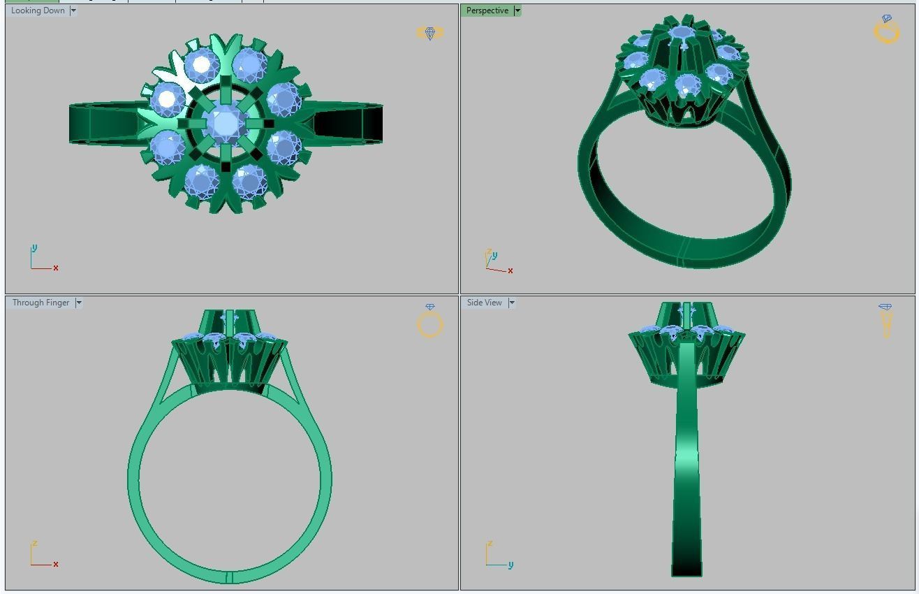 Ring 3D model 0161 printable model13 3D model 3D printable | CGTrader