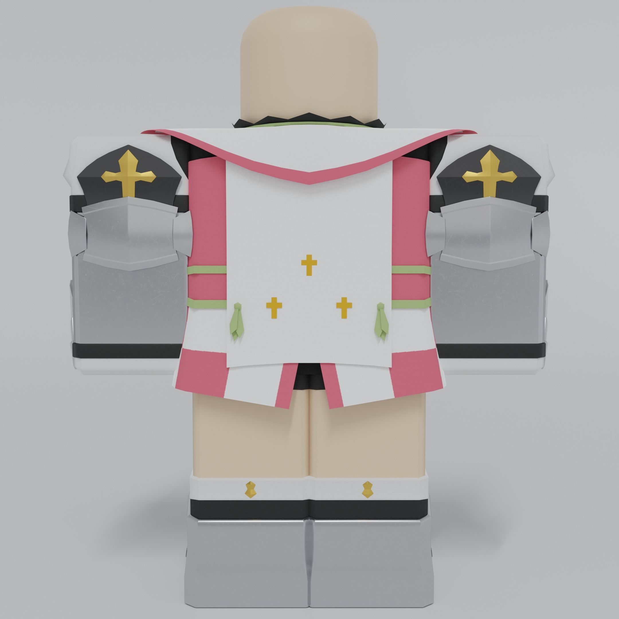 3D model Roblox Alisha Diphda Armor Set VR / AR / low-poly | CGTrader
