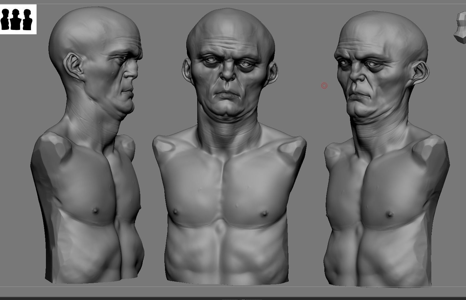 Orthographic dude free 3D model 3D printable | CGTrader