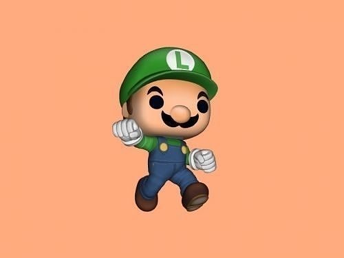 luigi nintendo running 3D model animated | CGTrader
