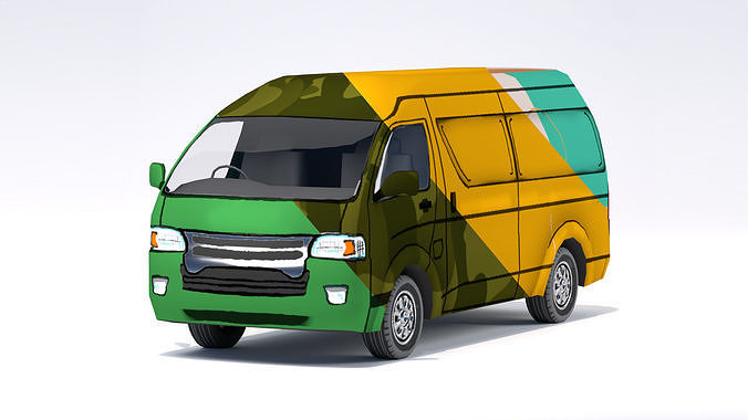 3D model Low Poly Stylized Van VR / AR / low-poly | CGTrader