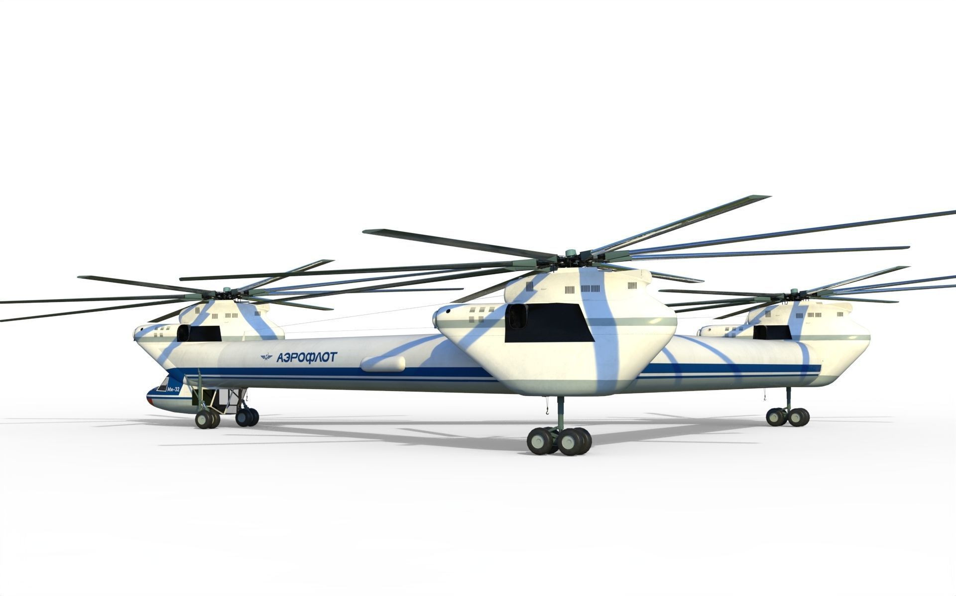 Mil Mi-32 Heavy helicopter 3D model | CGTrader