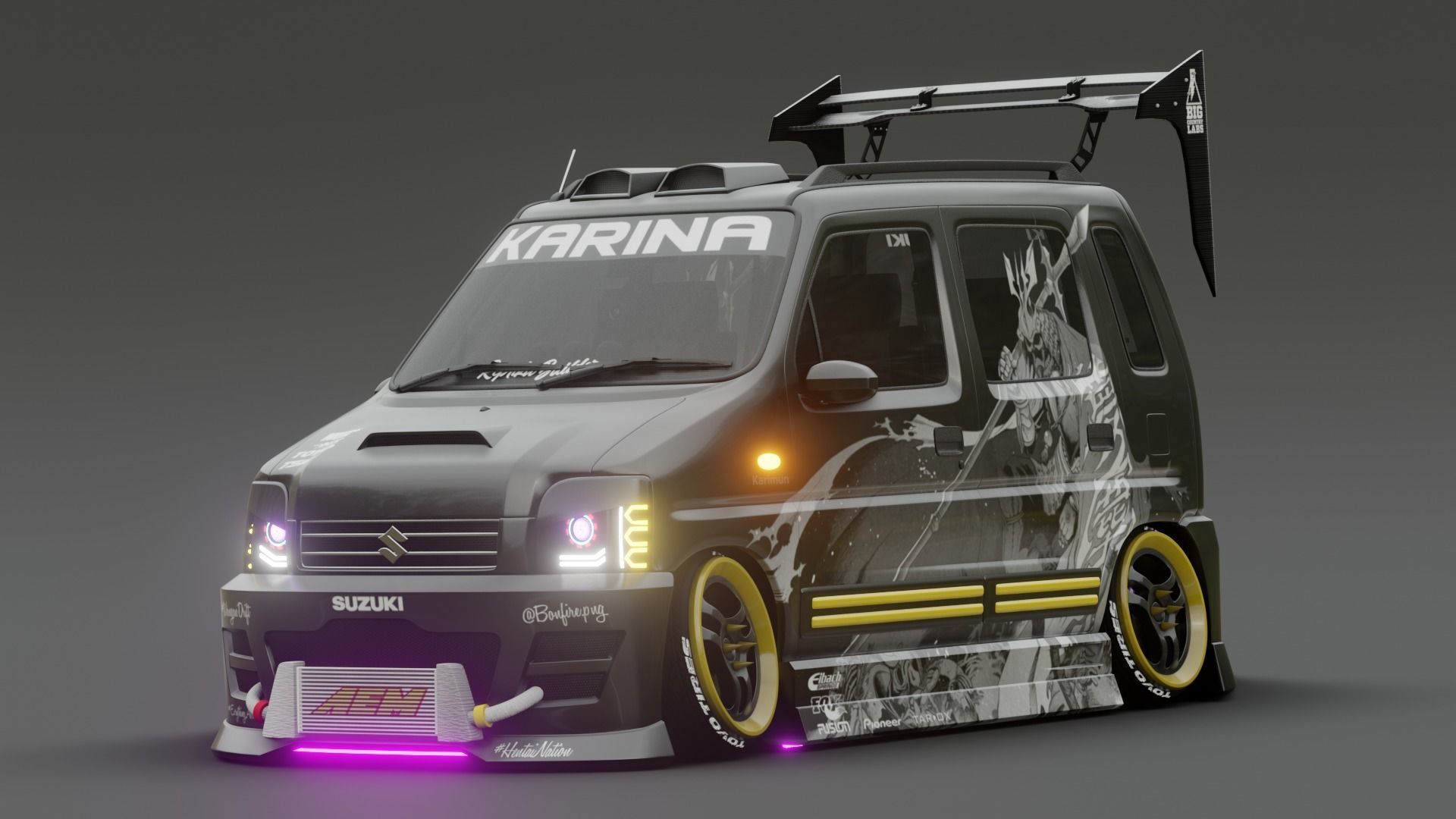 KEI Suzuki Maruti Karimun Wagon-R GX Gen-1 3D model | CGTrader