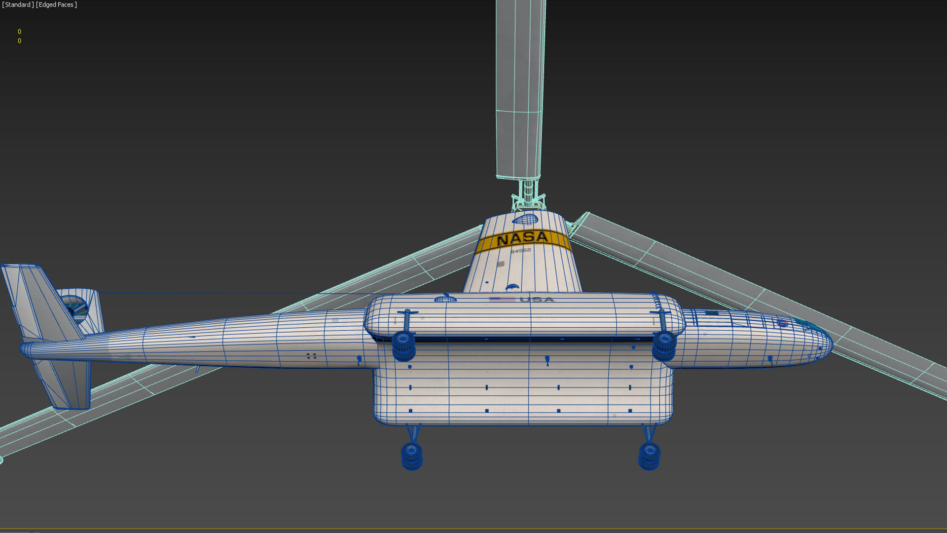 Hiller air tug heavy helicopter 3D model | CGTrader