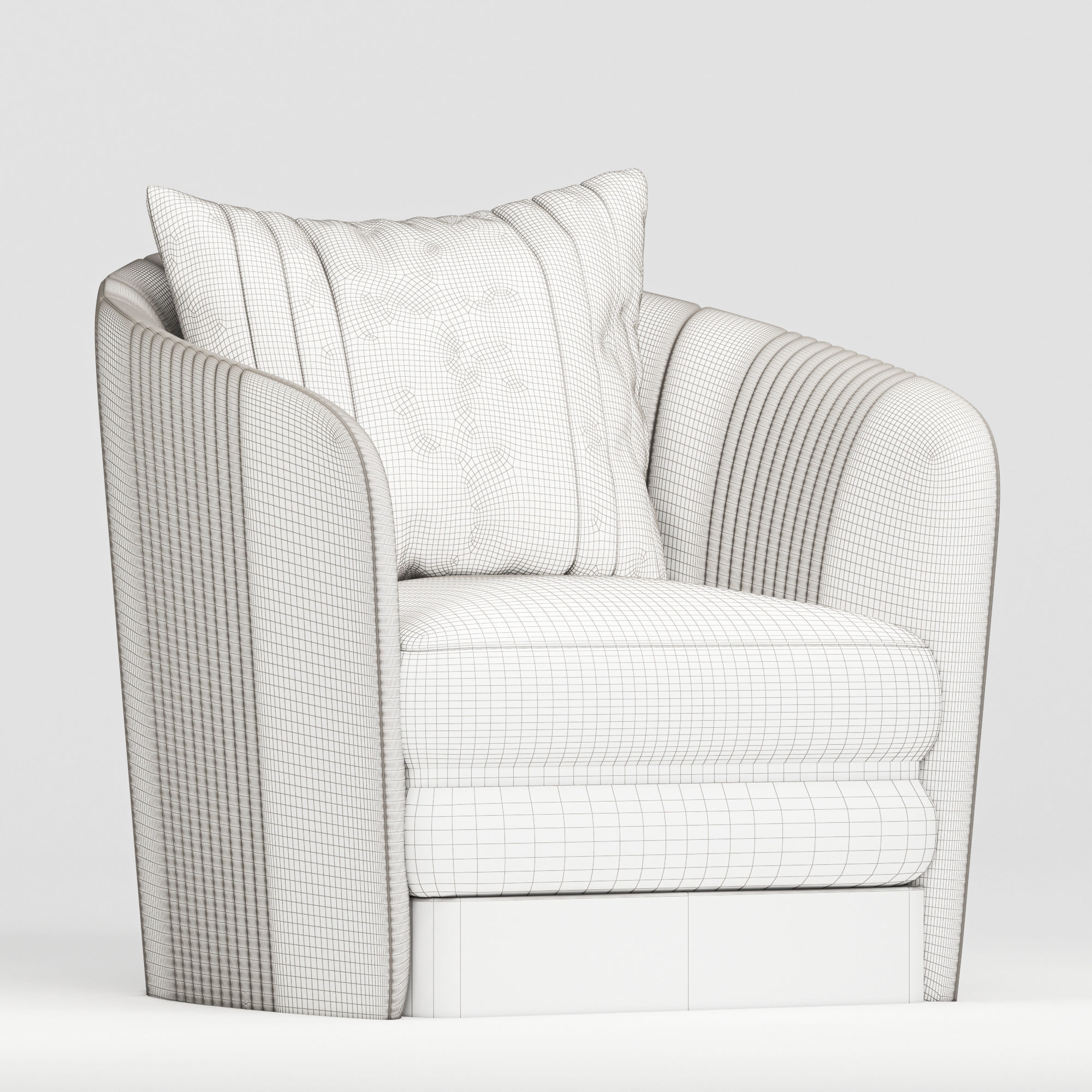 minotti arm chair 3D model | CGTrader