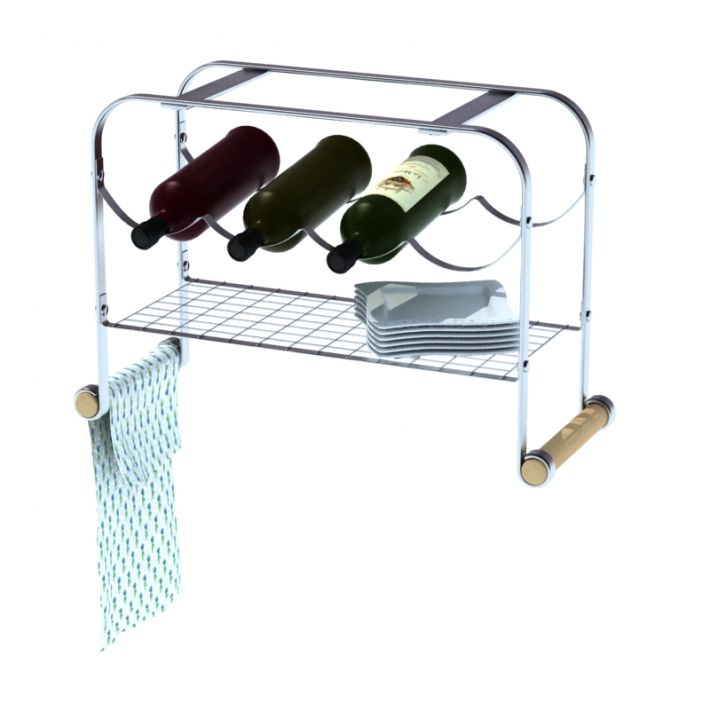 Wine Rack 3D model | CGTrader
