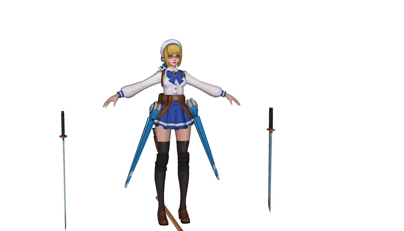 Fanny Campus Youth Skin 3D model | CGTrader