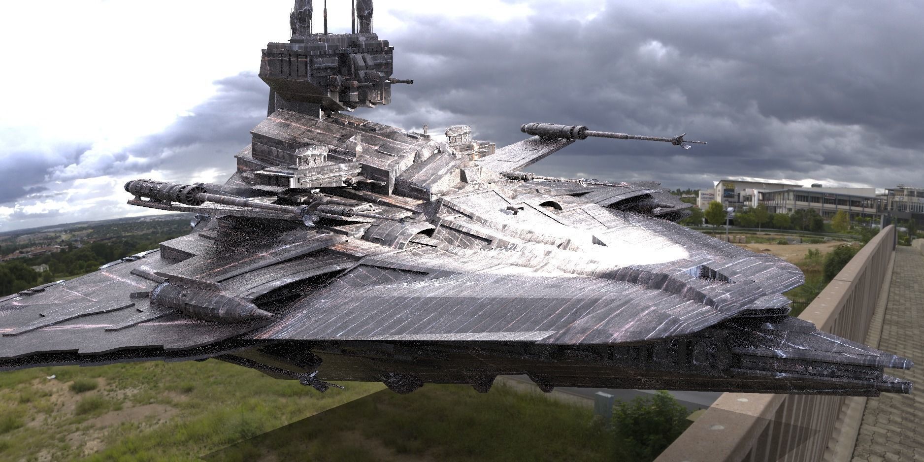 Stealth Assassin Cruise Ship 3D model | CGTrader