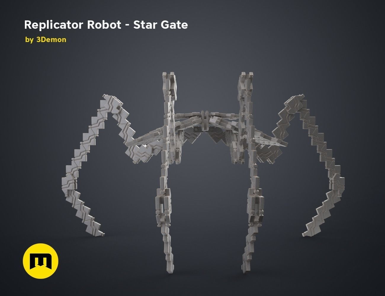 Replicator Robot - Star Gate 3D model 3D printable | CGTrader
