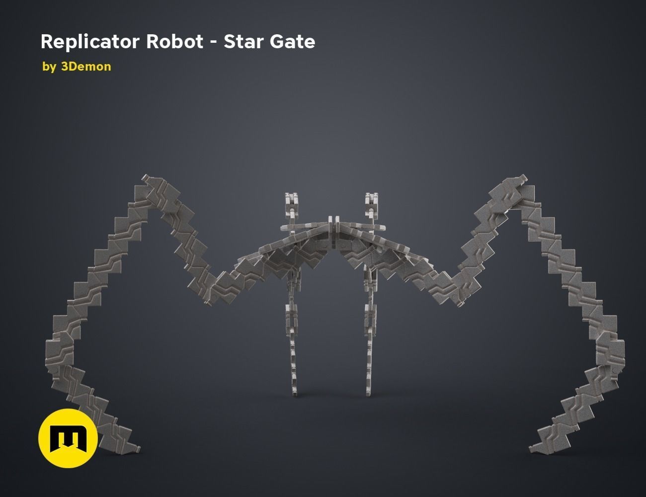 Replicator Robot - Star Gate 3D model 3D printable | CGTrader