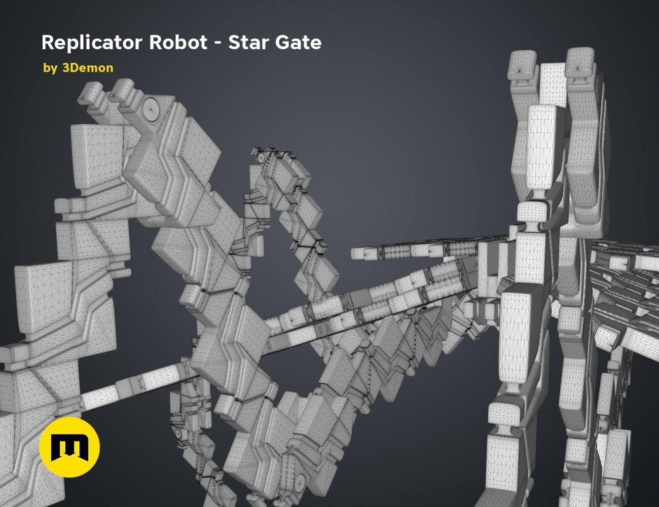 Replicator Robot - Star Gate 3D model 3D printable | CGTrader