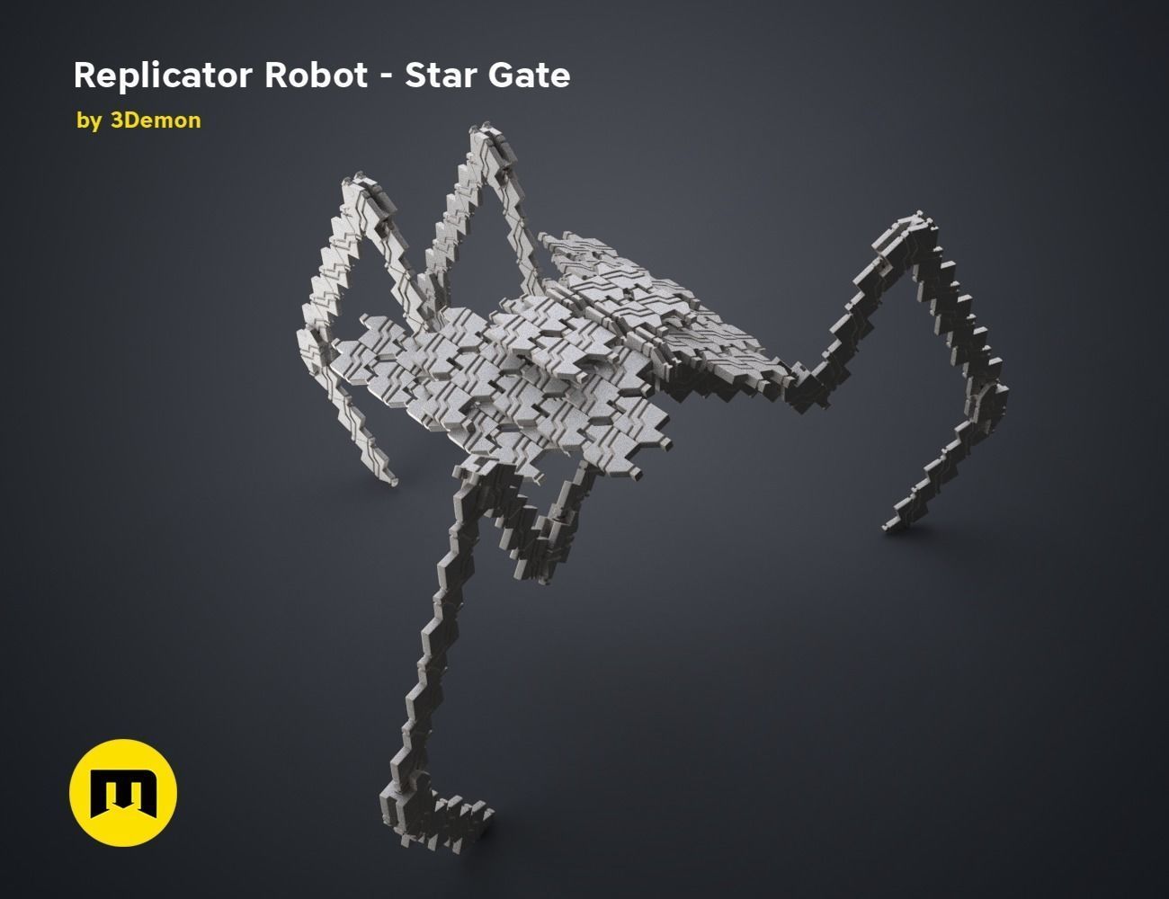 Replicator Robot - Star Gate 3D model 3D printable | CGTrader