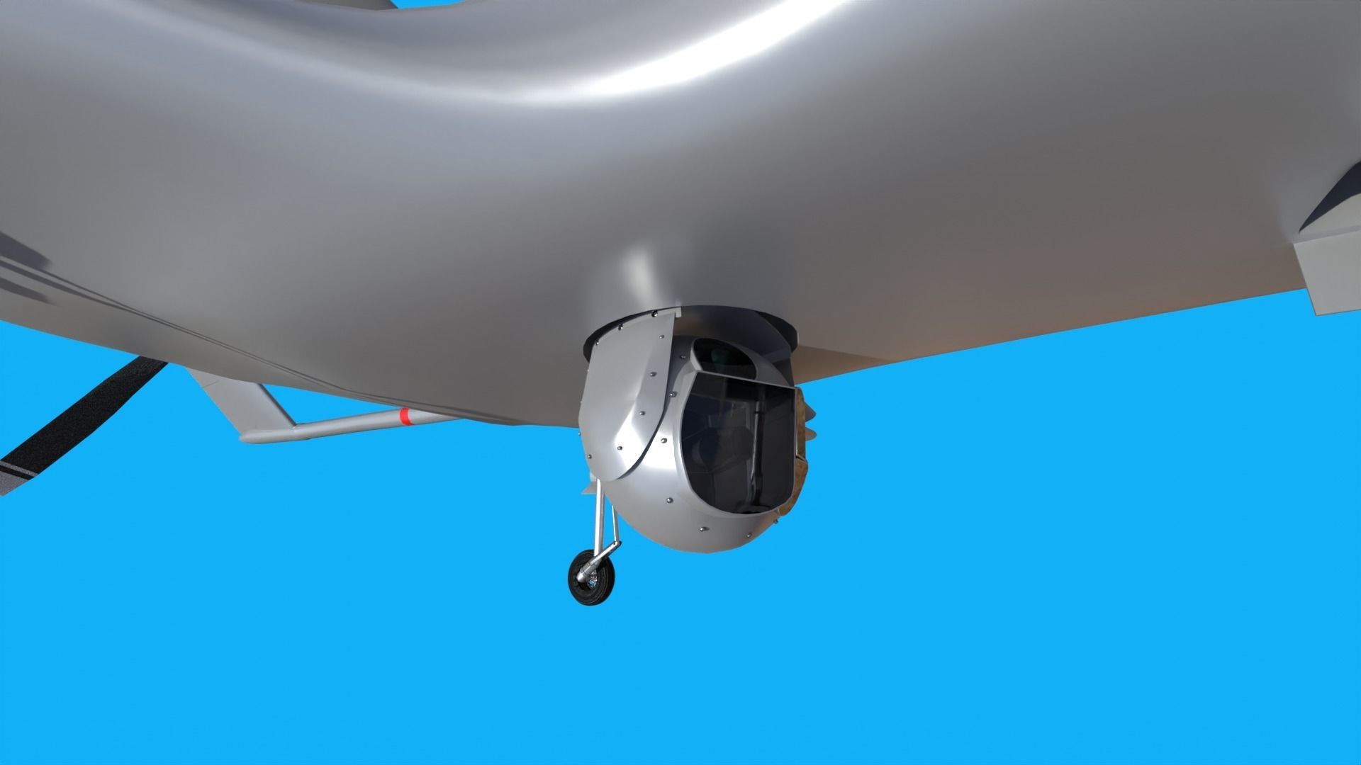 ASELSAN CATS Military Drone Surveillance Camera free VR / AR / low-poly ...