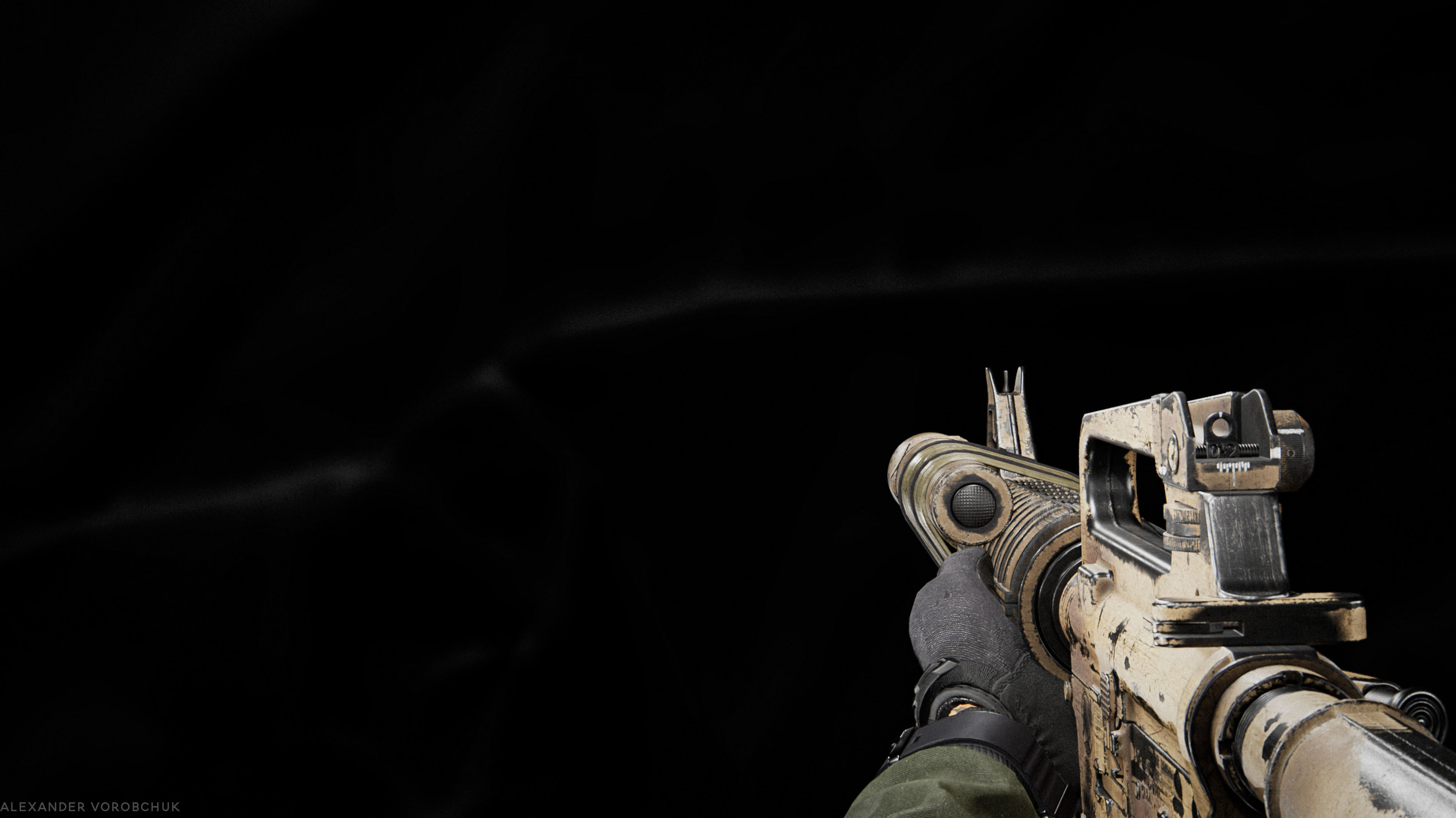 3D model M16A2 Gordon Carbine VR / AR / low-poly | CGTrader