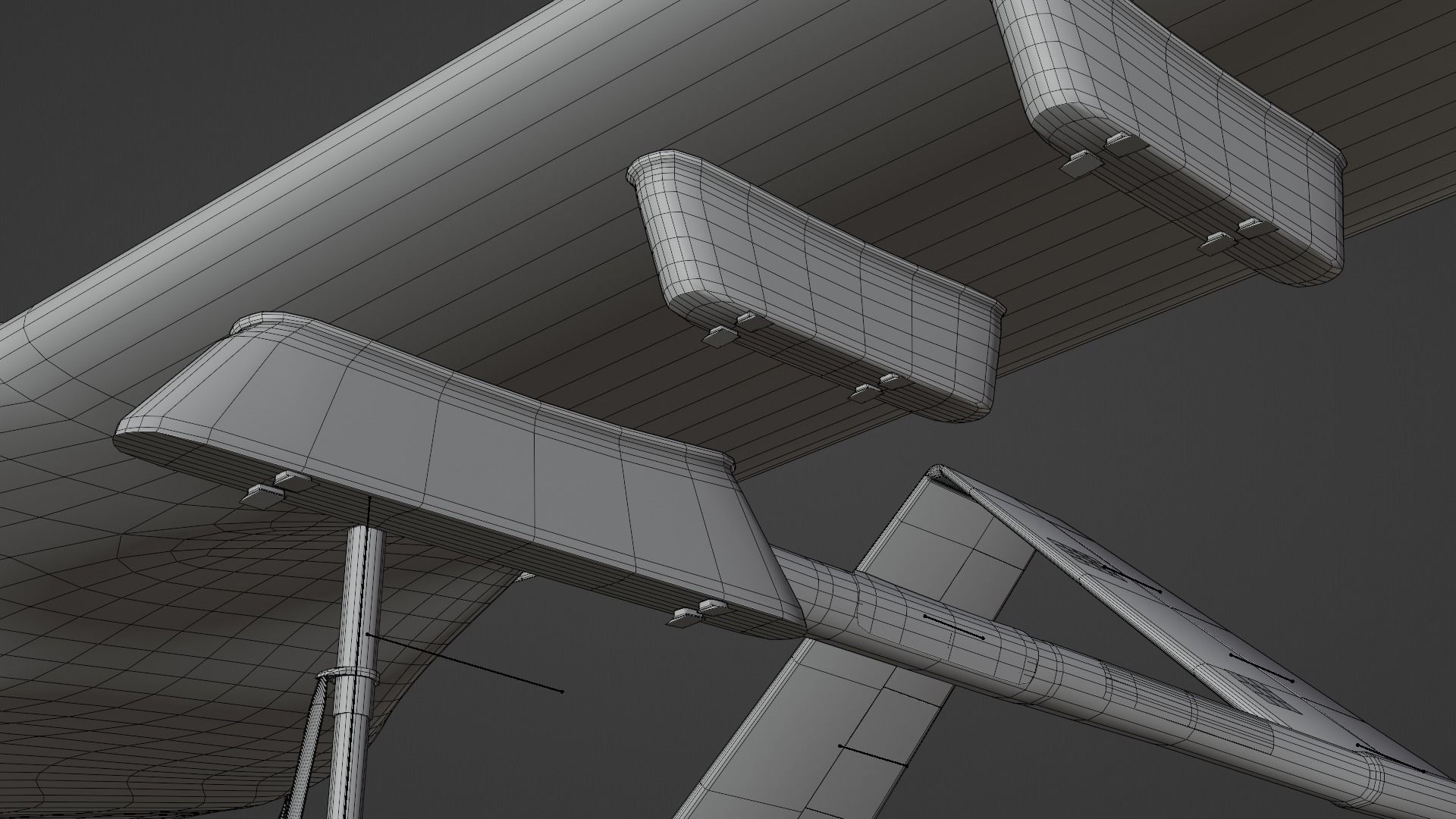 3D model Bayraktar TB3 Unmanned Combat Aerial Vehicle VR / AR / low ...