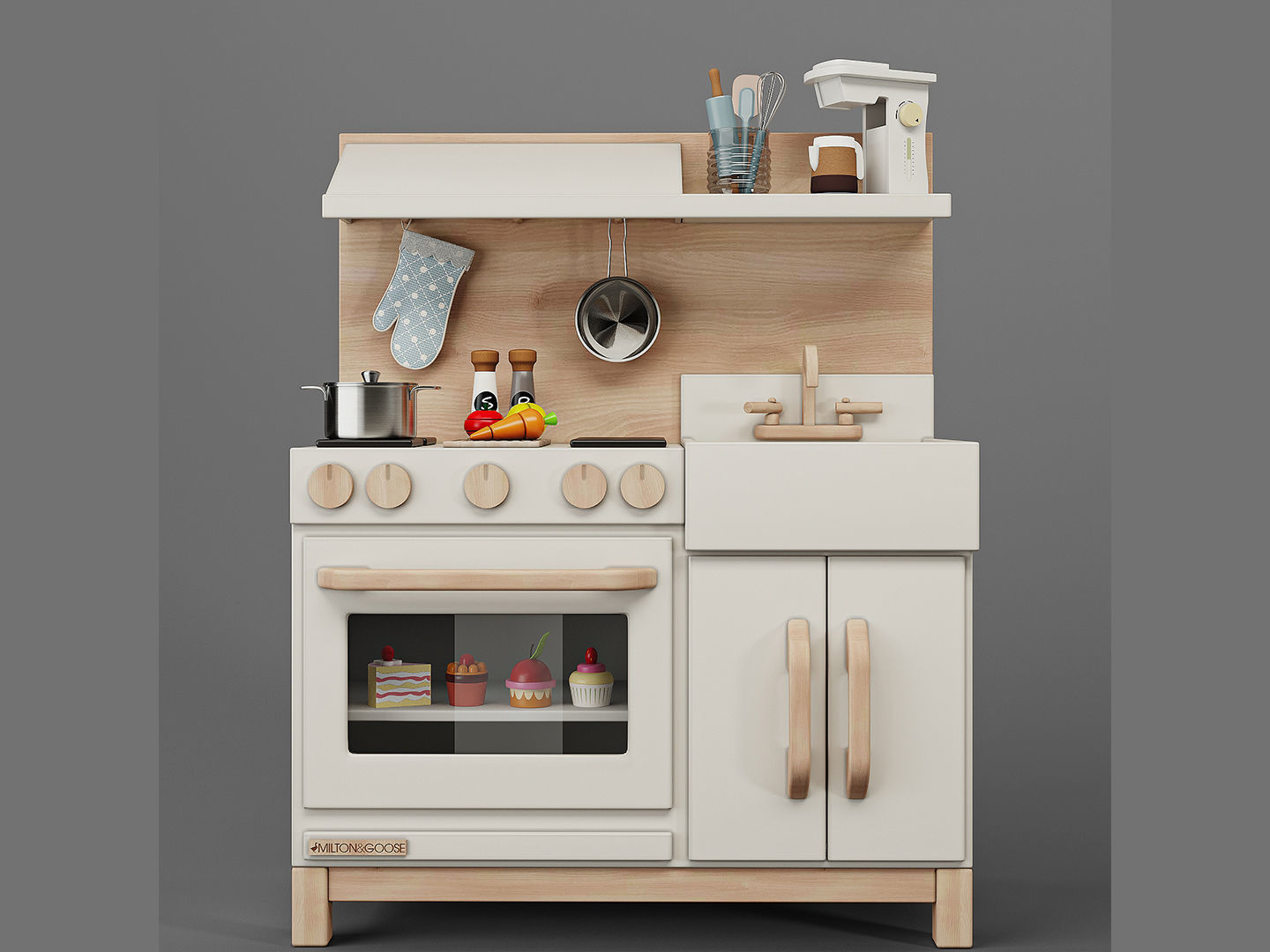MILTON and GOOSE Play Kitchen Toy 3D model | CGTrader