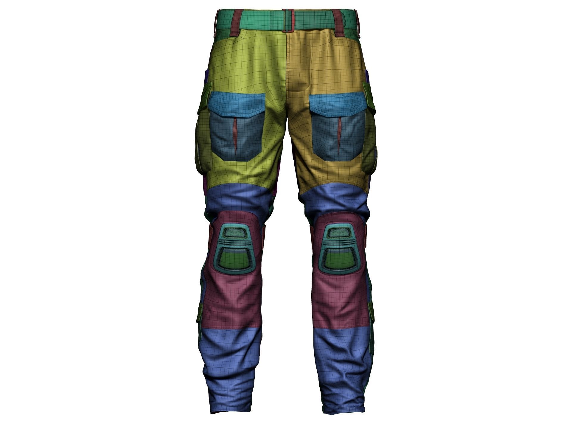 Military Cargo Pants - High Poly 3D model | CGTrader
