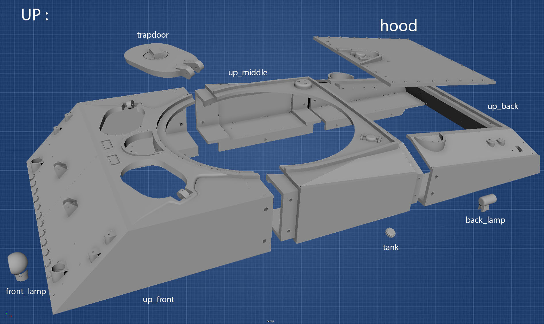 Sherman M4A1 3D model 3D printable | CGTrader