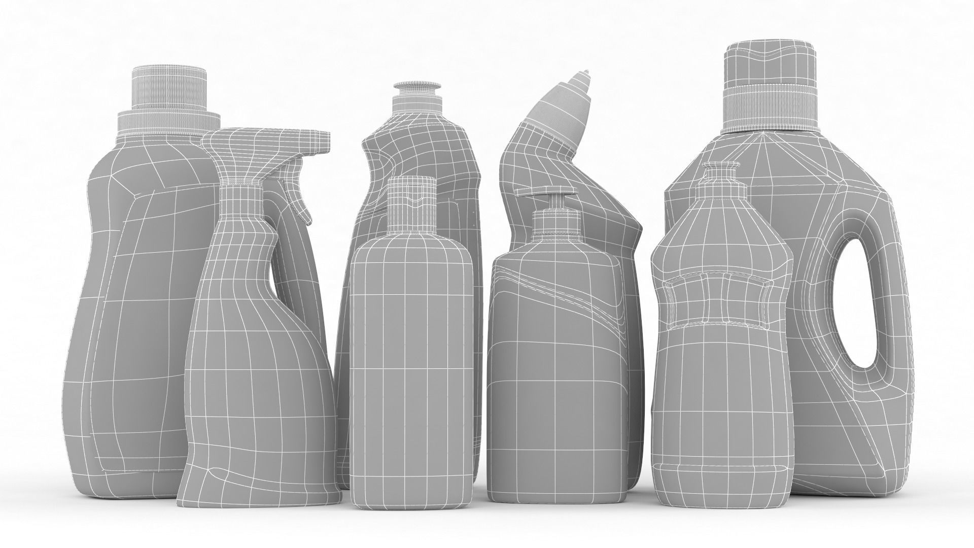 Plastic Bottles 3D model | CGTrader